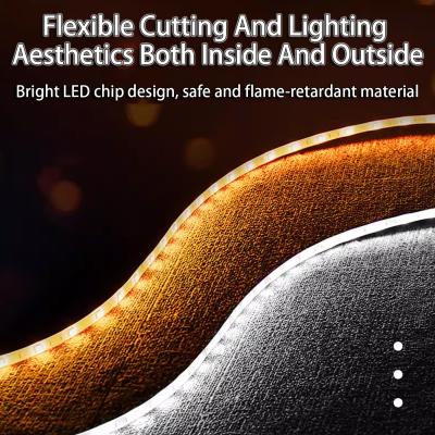 China 24V Low-Voltage Bare Board LED Light Strip Self-Adhesive Light Trough Soft Light Strip Linear Light Source for sale