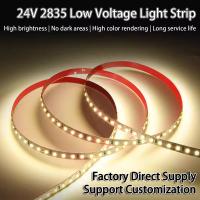 China 12V/24V Self-Adhesive LED Strip Light with 120 Beads for Cabinet Linear Lighting for sale