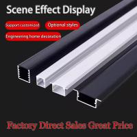 China Aviation-Grade Aluminum Alloy Light Trough for Pre-Installed Recessed Linear Ceiling Lighting with Uniform Soft Light for sale