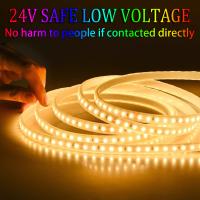 China LED 24V Bare Board Patch Self-Adhesive Tape Adhesive Living Room Embedded Aluminum Groove Linear Light Strip for sale