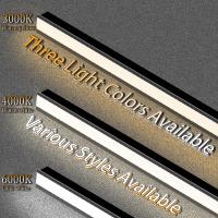 China Welding-Free Cabinet Light Strip Embedded Layer Light Clothing And Shoes Wine Cabinet Induction Linear Light Strip for sale