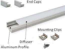 China Ultra-thin  embedded aluminum LED profile with flange. for sale