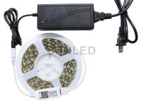 China Bluetoot RGB Led Flexible Strip Lights 5 Metre SMD5050 Light Source IP20 for sale