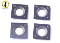 China Indexable Woodworking Carbide Inserts , Tungsten Carbide Planer Blades14x14x2mm for sale