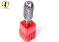China Durable Dental Tungsten Carbide Bur Bits Radius End Shape C High Hardness for sale