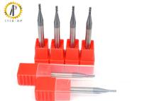 China Long Shank Micro Grain Carbide End Mill / Flat End Mill Drill Bit With Straight Shank for sale