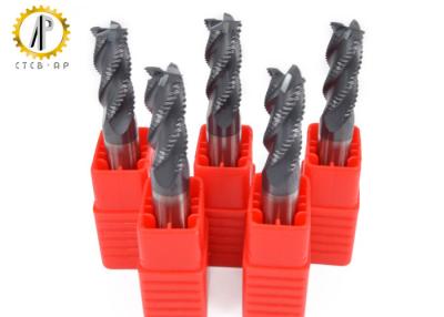 China 4 Flute Carbide End Mill Cutting Bits With Straight Shank 30°/35°/38°/45°/55° Helix Angle for sale