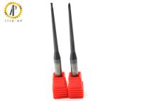China Two Flutes Solid Carbide Ball Nose End Mills For Aluminum , Long Taper Neck for sale