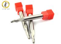 China Long Reach Ball Nose Milling Cutter , Solid Carbide Tapered Ball End Mills For Fan Blade for sale