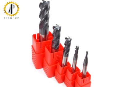 China Solid Carbide Milling Cutters , Square End Mill Router Bits 38mm~150mm Length for sale