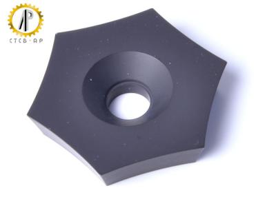 China Tungsten Carbide Tool Inserts Hexagonal Scarfing Insert For Steel Pipes for sale