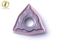 China PVD Coating Triangle Carbide Inserts WNMG080408 For Stainless Steel Processing for sale