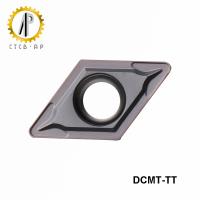 China PVD Coating DCMT0702 Tungsten Carbide Inserts Metal Cutting For Stainless Steel Machining for sale