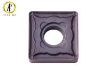 China Solid Carbide Turning Inserts , Square Negative Rake Carbide Inserts For Finishing Processing for sale
