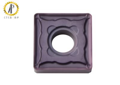 China Solid Carbide Turning Inserts , Square Negative Rake Carbide Inserts For Finishing Processing for sale