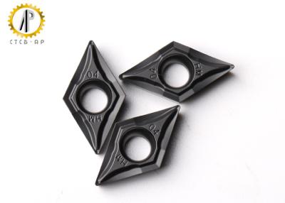 China Metal Cutting DCMT0702 CNC Lathe Inserts CVD Coated For Cast Iron Machining for sale