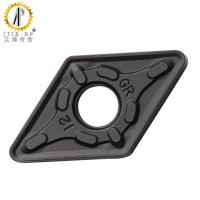 China DNMG1506 Tungsten Carbide Cutter Turning Inserts With Black CVD Coating for sale