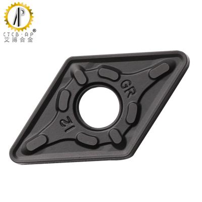 China DNMG1506 Tungsten Carbide Cutter Turning Inserts With Black CVD Coating for sale