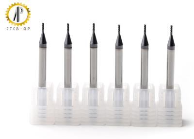 China TiALN Coated Carbide Milling Cutters HRC57 With 4mm Shank for sale