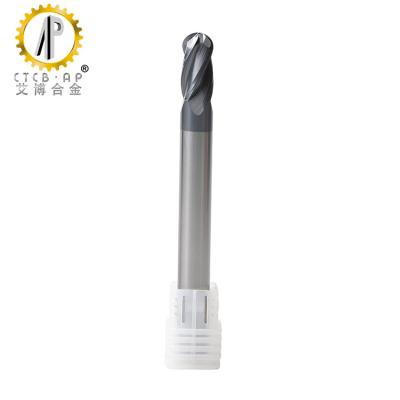 China 2 4 Flute R5 Tungsten Carbide End Mill With TiALN Coating for sale