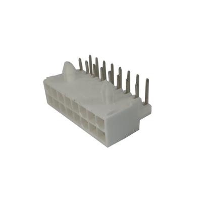 China 4.14mm Pitch Right Angled Wafer Connector 4 to 24 Pin UL 9A 500V for sale