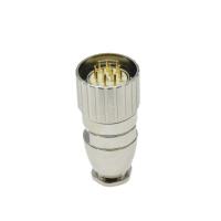 China M23 6 Pin Signal Connector Male Solder Assembly IEC 61076-2-101 IP67 for sale