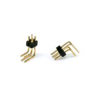 China 1mm Pitch Pin Header Connector 2 to 80 Pins Single Row PA6T UL94 V-0 Gold Plated for sale