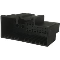 China PA66 PBT 24 Pin Auto Car Stereo Wire Connector Housing Female Male OEM ODM for sale