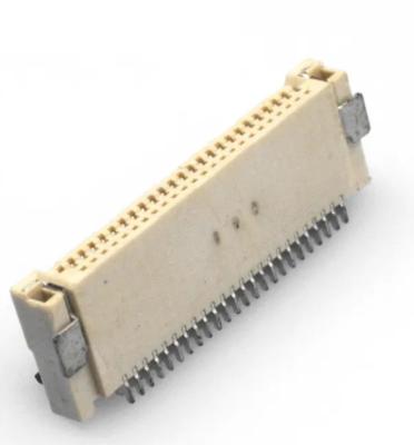 China 0.5mm Pitch Horizontal Back Flip-Lock ZIF FPC FFC Connector 4-60pin H2.0mm for sale