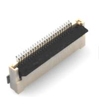 China 0.5mm Pitch Horizontal Back Flip-Lock ZIF FPC FFC Connector 4-60pin H2.0mm for sale