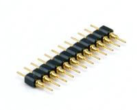 China SMD PCB 2-40pin 1.27mm 2.54mm Pitch Female Header Straight Pin Header Connector for sale