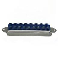China 45 Degree Metal Cover 64 Pin Centronic Champ IDC Male Plug Crimping Connector 2.16mm for sale