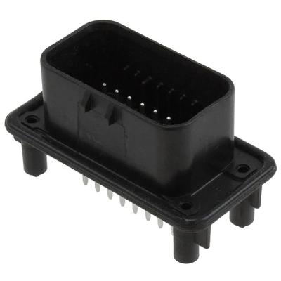 China 23 Pin 4.0mm Pitch AMPSEAL Male Header Screw Mount PCB Type Automotive ECU Connector for sale