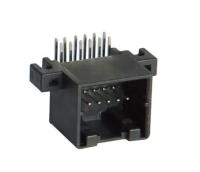 China 12 Pin PCB Header Automotive Connector PBT GF30 Black 2.50mm Pitch TE 174051-2 Alternative for sale