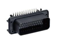 China 35 Pin Automotive PCB Male Connector 4.0mm Pitch 3 Rows Waterproof 8A for sale