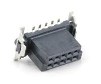 China Female Rugged High Speed Connector 1.27mm Pitch SMC Type-B SMT 6.20mm Height Board to Board for sale