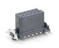 China Female Rugged High Speed Connector 1.27mm Pitch SMC Type-B SMT 6.20mm Height Board to Board for sale
