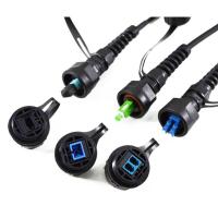 China Outdoor Waterproof IP67 Fiber Optic Adapter MPO LC SC ODVA FTTX 12 Fiber for sale