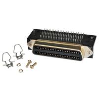 China 2.16mm Pitch 100P Right Angle PCB Mount Centronic Connector Female 957 Champ for sale