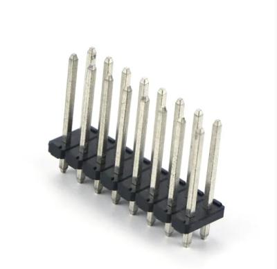 China PA6T LCP PBT 16 Pin Header Connector H2.0mm Tin Gold Plated Dual Row Straight DIP for sale