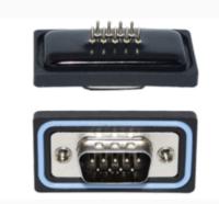 China D-Sub 9 Pin Male Panel Mount PCB Waterproof Connector IP67 300V 5A for sale