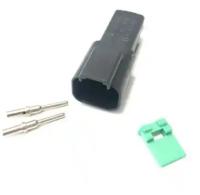 China Deutsch DT Series 2 Way Waterproof Automotive Connector 13A 24V IP67 for sale