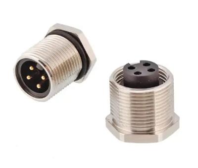 China 7/8 Solder Type Waterproof Connectors IP67 3-6 Pin Sensor Automation Control M Series for sale