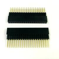 China Pitch 2.54mm Pin Header Female PCB Board Socket 2x20 Stacking Header for sale