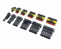 China AMP Waterproof 1.5 Series Auto Wire Harness Connector 1-6 Pin Sealed for sale