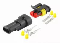 China AMP Waterproof 1.5 Series Auto Wire Harness Connector 1-6 Pin Sealed for sale
