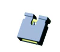China 2.54mm 2.0mm Mini Jumper Open Close Type PBT Black SN Over Ni Plating 1A 30mΩ for sale