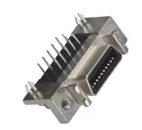 China 1.27mm Pitch SCSI Centronics Type Female Connector 68 Pin Straight Right Angled Industrial for sale