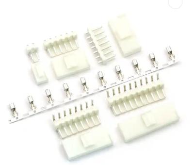 China VH3.96 Wire to Board Connector 2-12 Pin Wafer Straight R/A White Sn Plated Single Row for sale