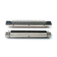 China 1.27mm Pitch 36 Pin MDR SCSI Female Connector Right Angle PCB Zinc Alloy Shell for sale